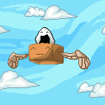 Squares can fly @ PixelJoint.com