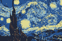 Starry Night @ PixelJoint.com