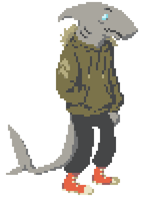 steven the shark @ PixelJoint.com