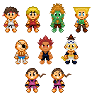 Street Fighter IV Sprites Chibi style @ PixelJoint.com