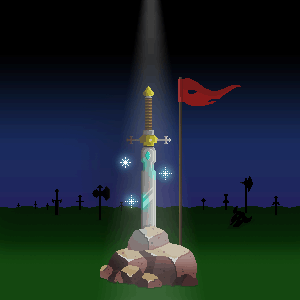 Sword in stone @ PixelJoint.com