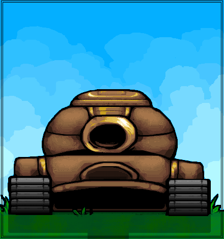 Tank Battle game menu screen @ PixelJoint.com