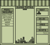 the game tetris @ PixelJoint.com