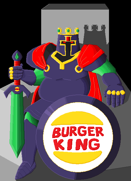 The Burger King! @ PixelJoint.com