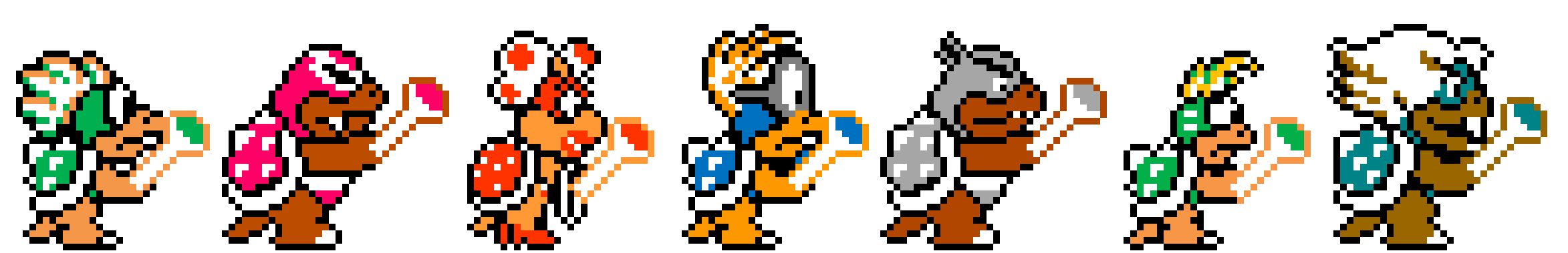 The Koopalings @ PixelJoint.com