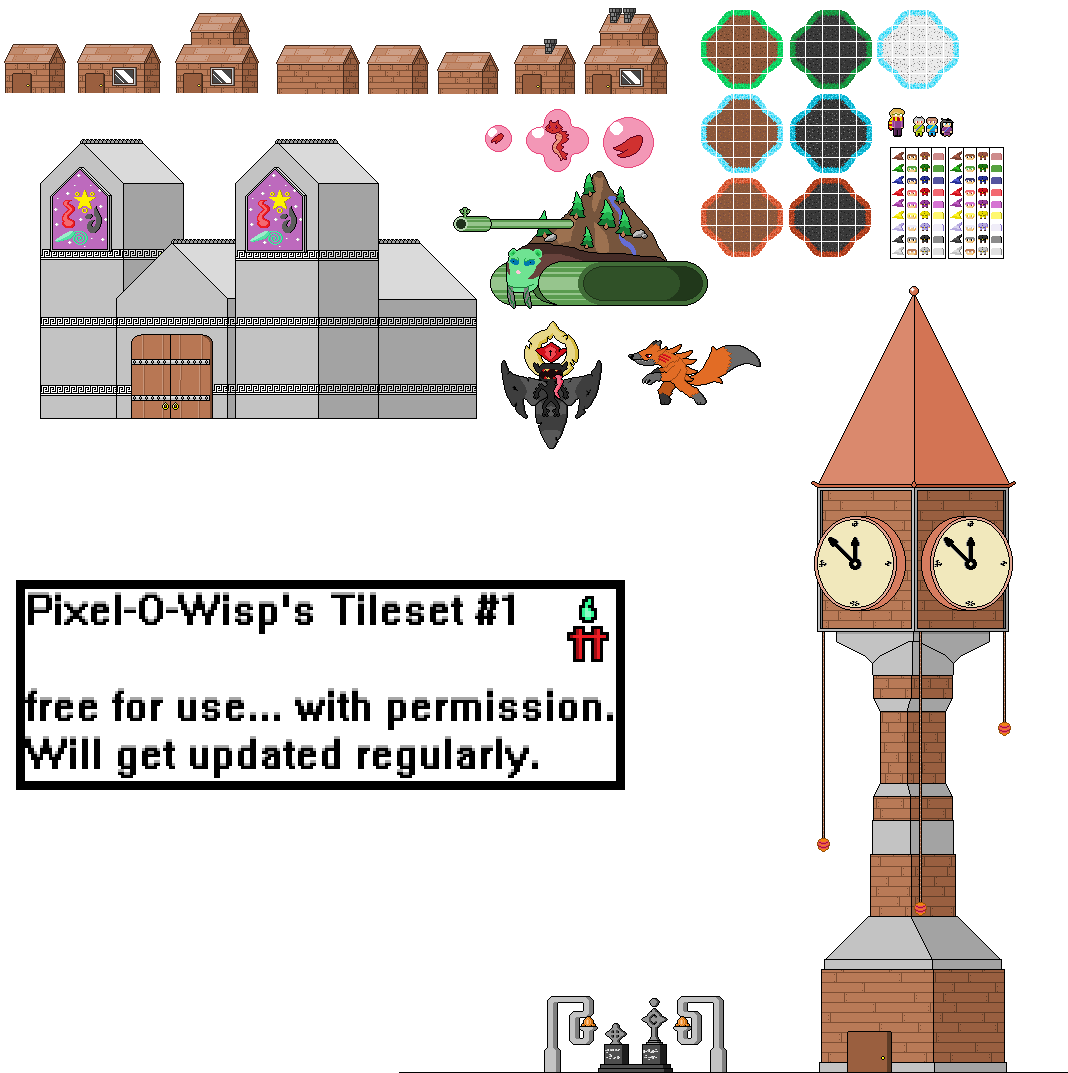 Tileset showcase 1 @ PixelJoint.com