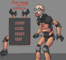 mock up title screen @ PixelJoint.com