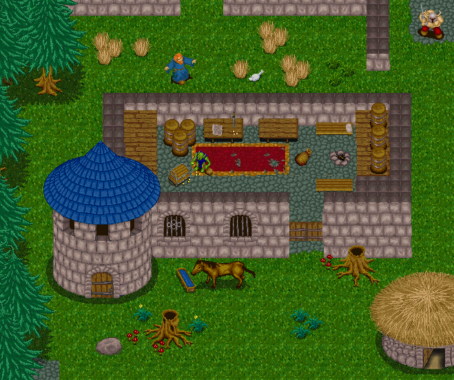tiles inspired by warcraft 1 @ PixelJoint.com