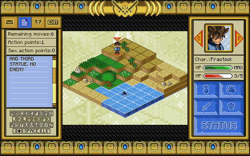 Touchscreen T-RPG Mockup @ PixelJoint.com