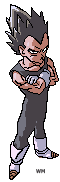 Vegeta Sprite @ PixelJoint.com