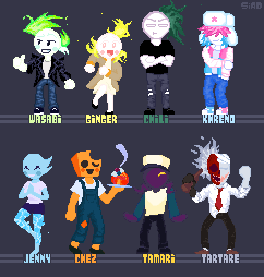 Wasabi Lady Sprites @ PixelJoint.com