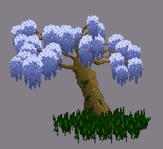 Wisteria tree light @ PixelJoint.com