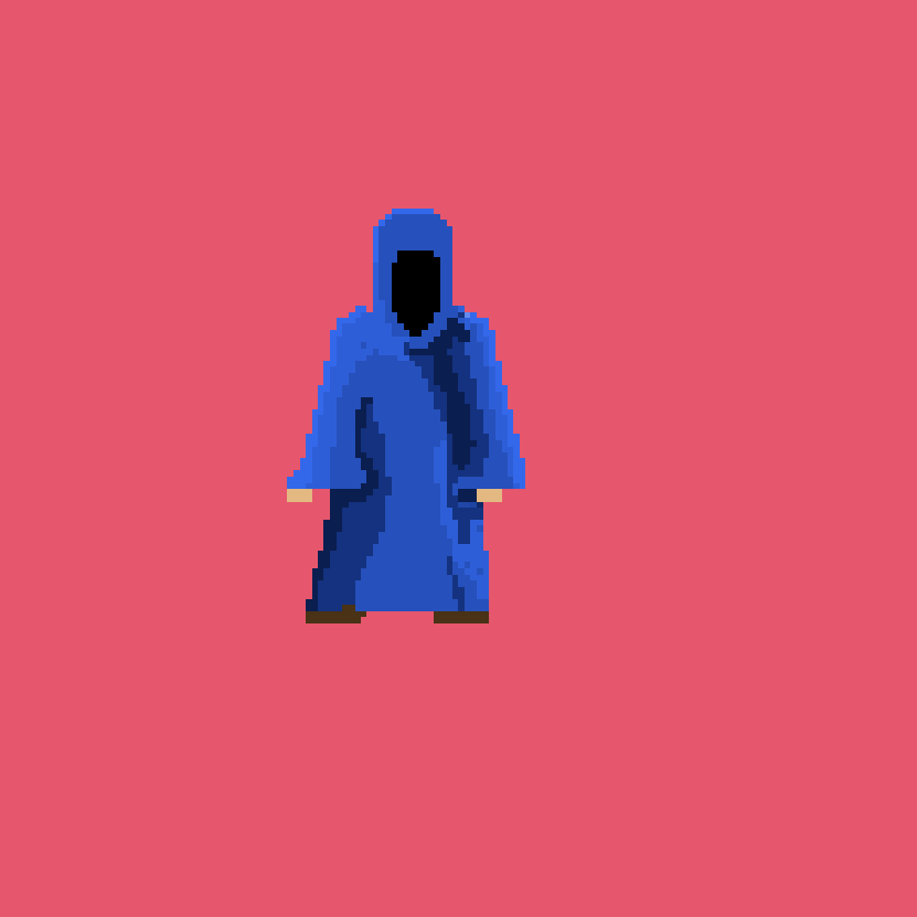 Blue wizard @ PixelJoint.com
