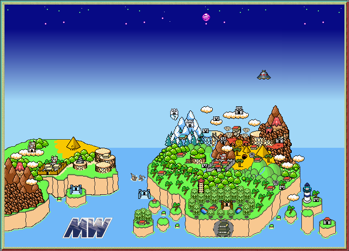 Monster World Map @ PixelJoint.com
