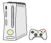 xbox 360 console and controller @ PixelJoint.com