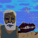 The old Man and the Sea @ PixelJoint.com
