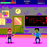 Zombies Ate My Teacher (Mockup) @ PixelJoint.com